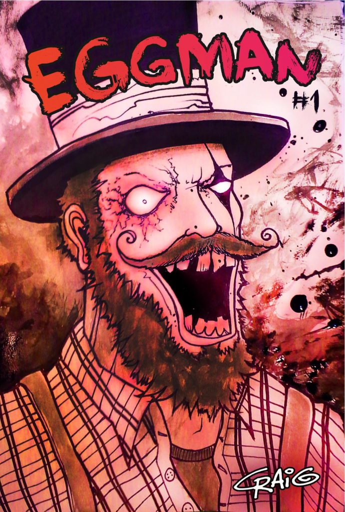 Eggman Comic - Craig Mcinnis Artist Palm Beach